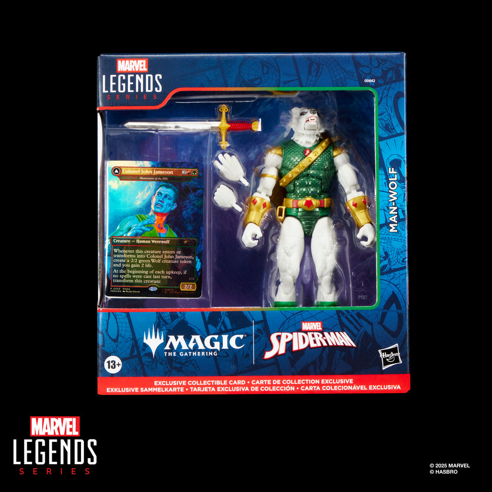 Marvel Legends Series Magic: The Gathering Man-Wolf – Saddoghobbies